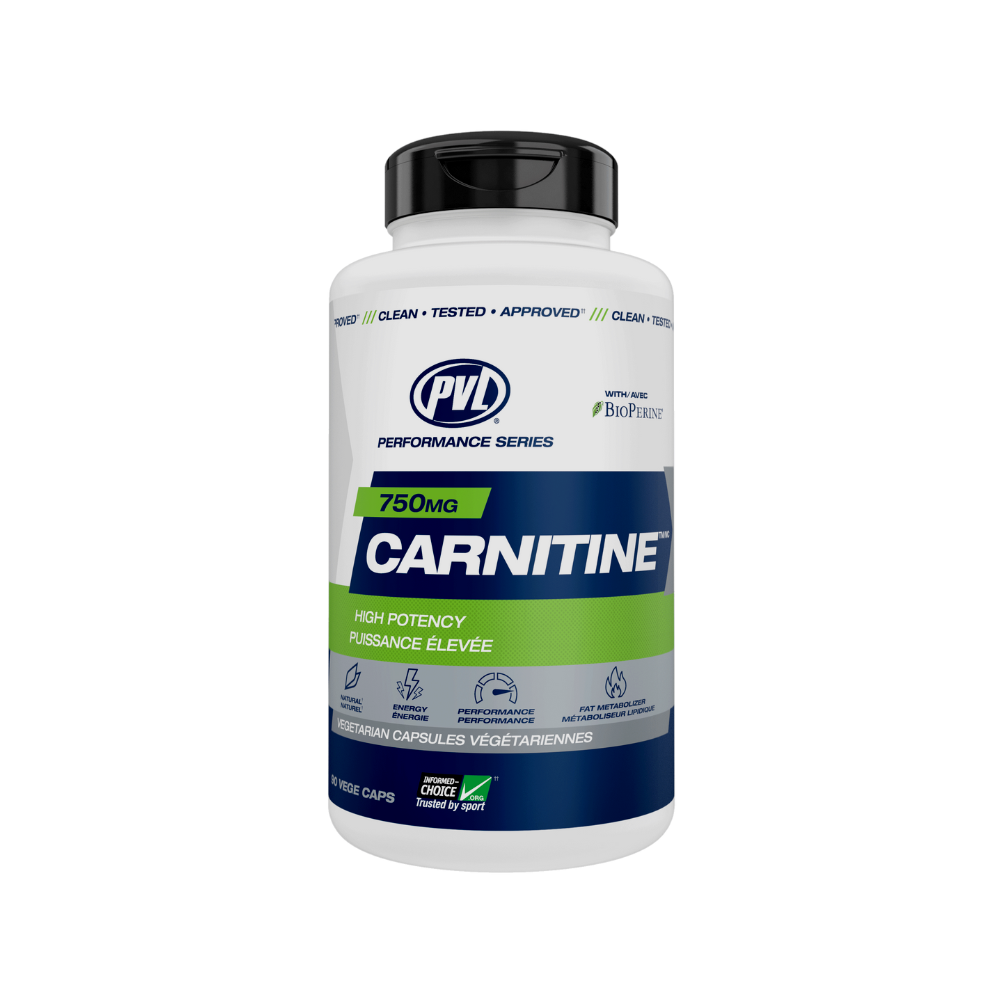 PVL - (Natural Series) Carnitine 750mg 90 Caps - Eliwellnutrition.com